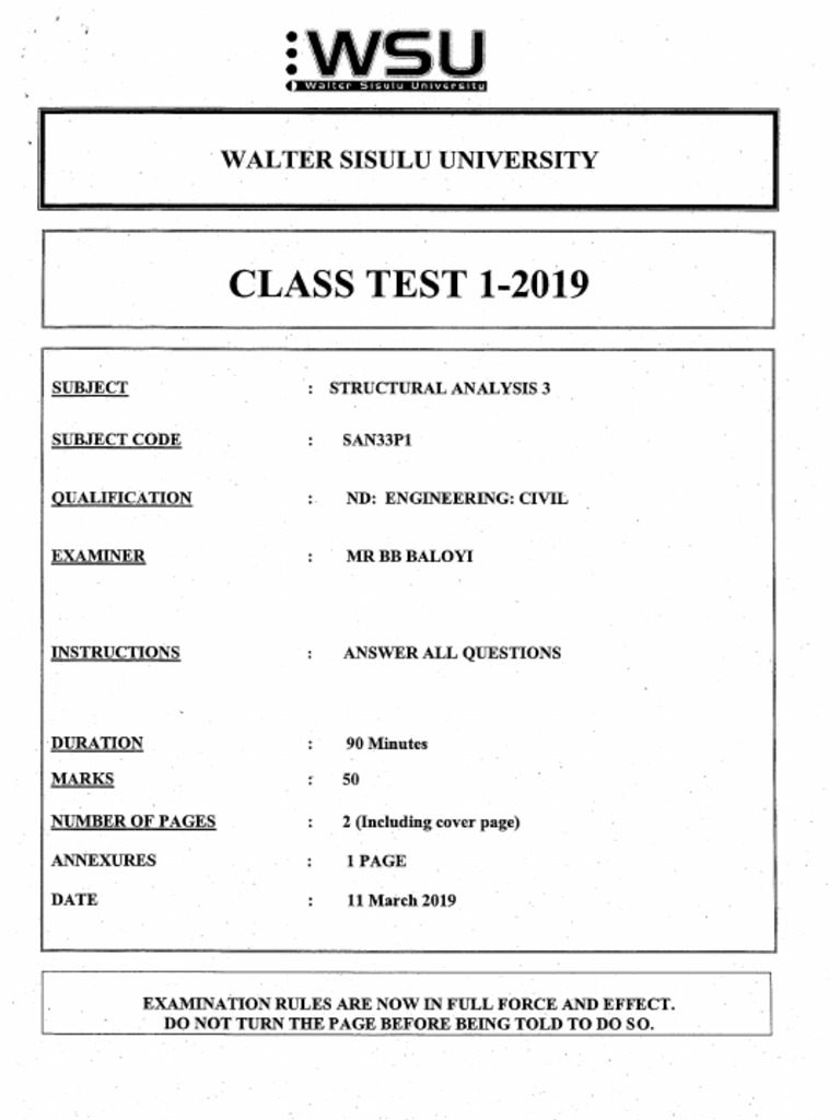 2019 Analysis 3 Test 1,2,3 | PDF