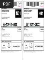 Sample JNT Waybill | PDF