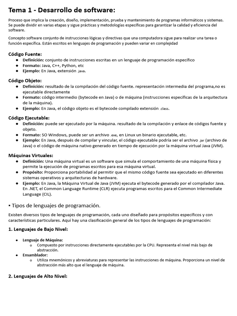 Temario ED | PDF | máquina virtual de Java | Java (lenguaje de programación)