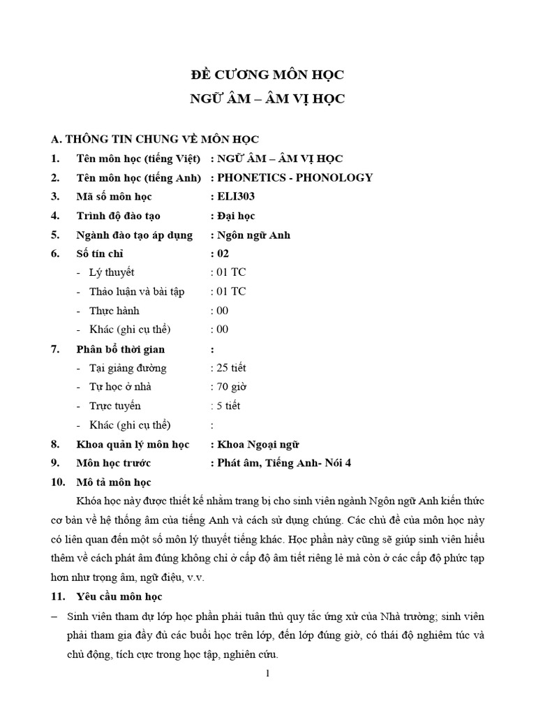 NN - Ngu Am Am VI Hoc | PDF