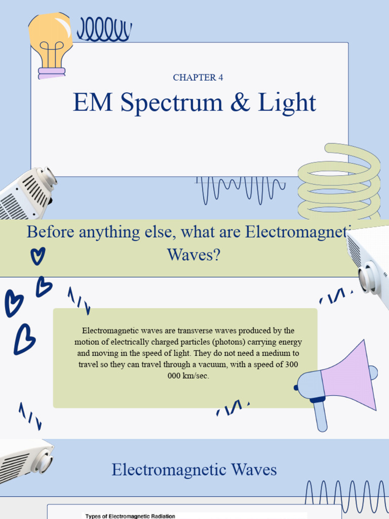 Light | PDF | Electromagnetic Radiation | Electromagnetic Spectrum