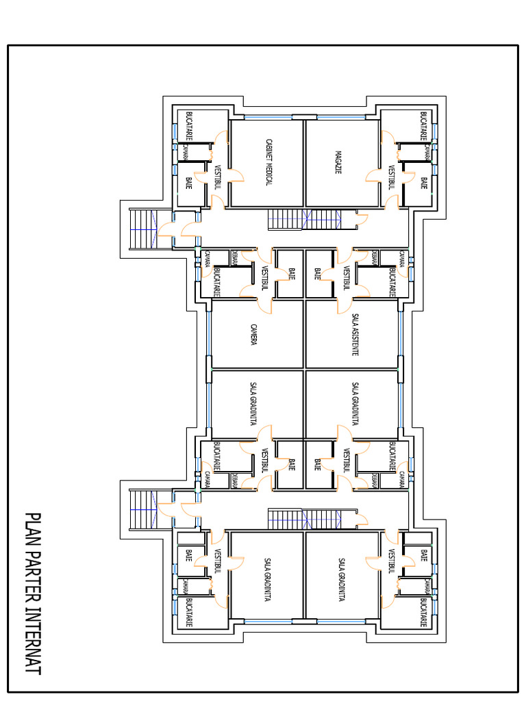 Plan Parter Internat | PDF