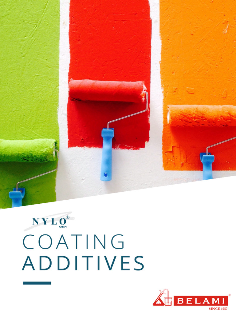 Coating Additives for Paints and Inks | PDF | Paint | Surfactant