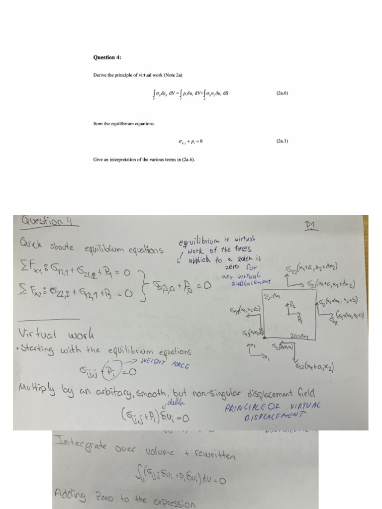 Principle of Virtual Work | PDF