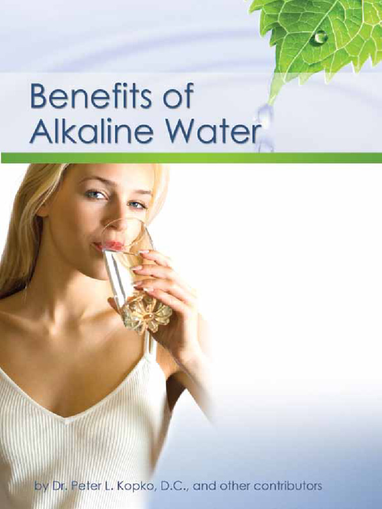 Benefits of Alkaline Water Ebook | PDF | Water | Redox