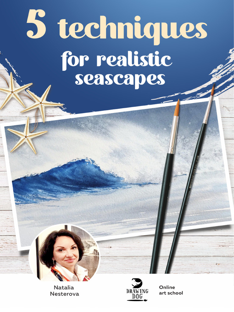 5 techniques for realistic seascapes | PDF | Paintings | Paint
