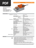 Belimo LM230A Actuator Data Sheet | PDF | Switch | Power Supply