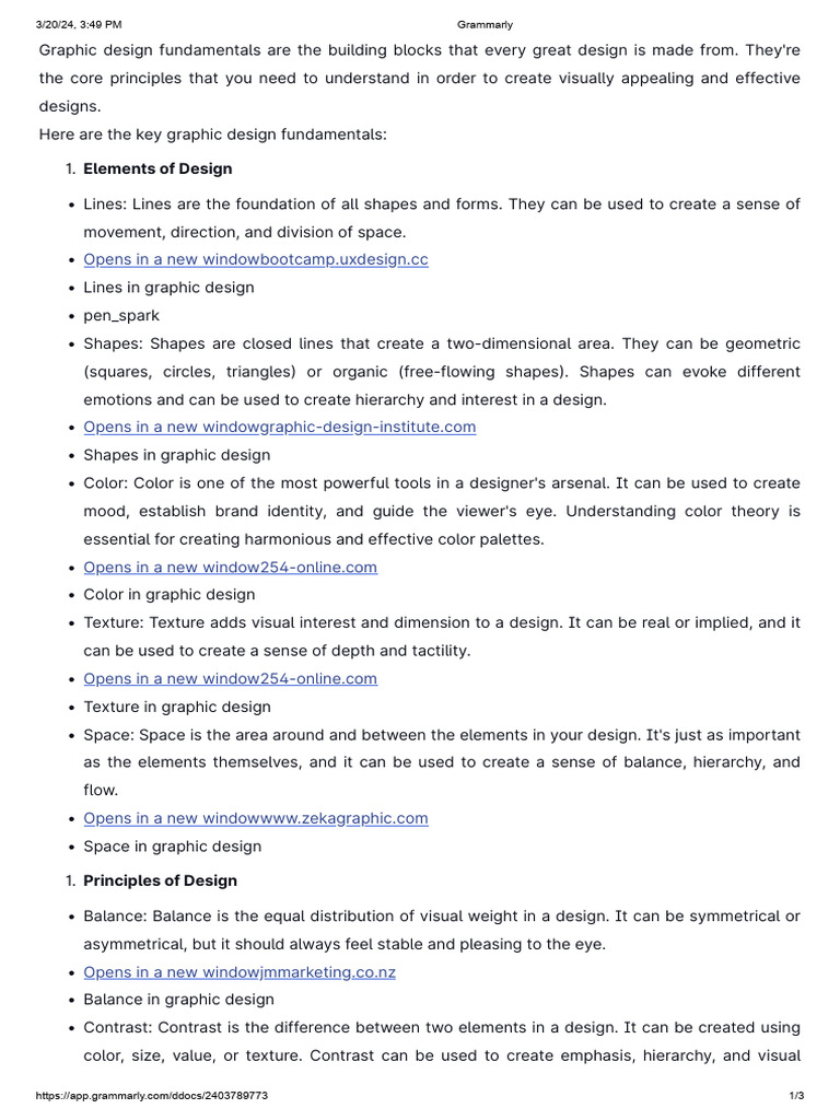 Design Fundamentals | PDF | Shape | Graphic Design