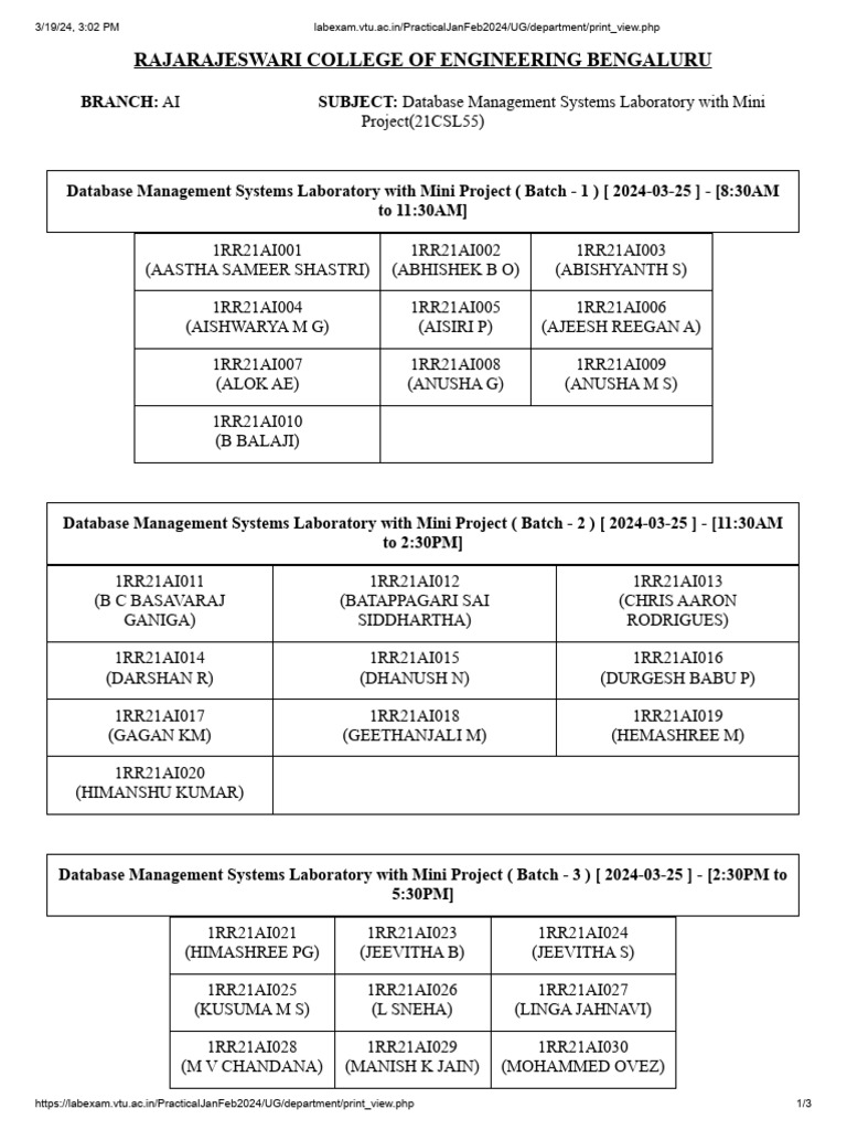 Dbms Practical Lab Exam | Download Free PDF | Databases | Data Management Software