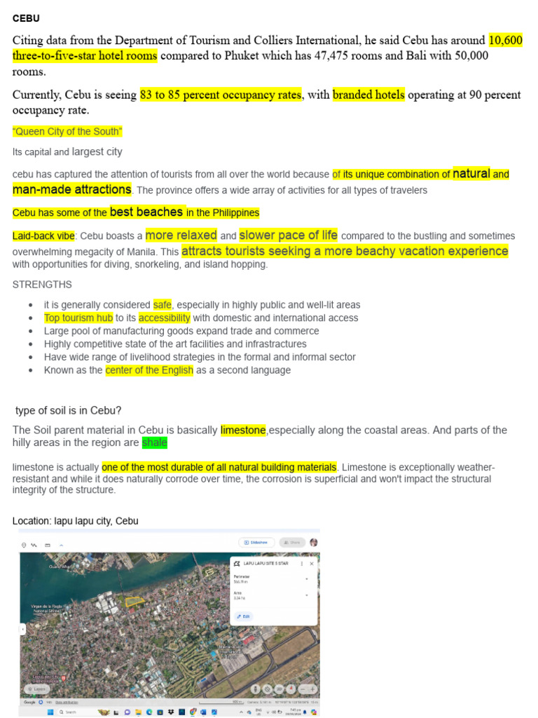 CEBU-LOC. | PDF | Cebu | Tourism