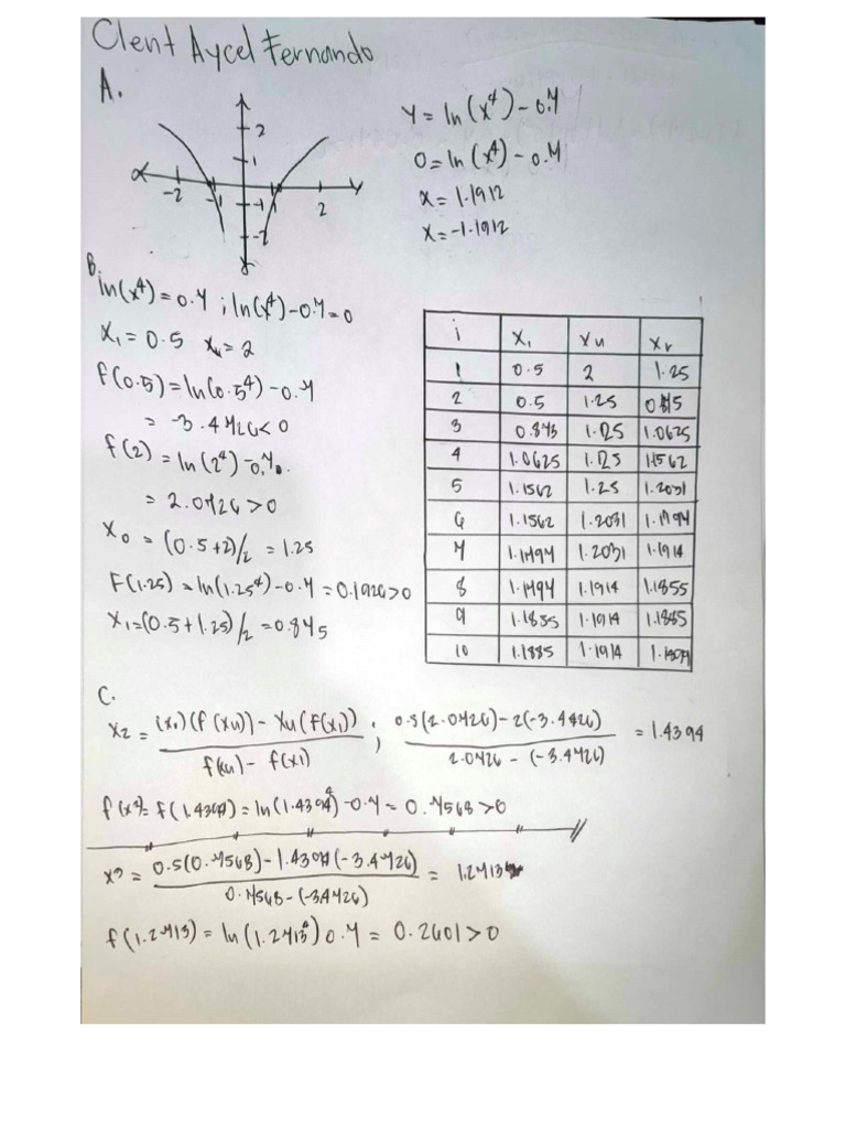 Numeclec Assignment Graph Etc. | PDF