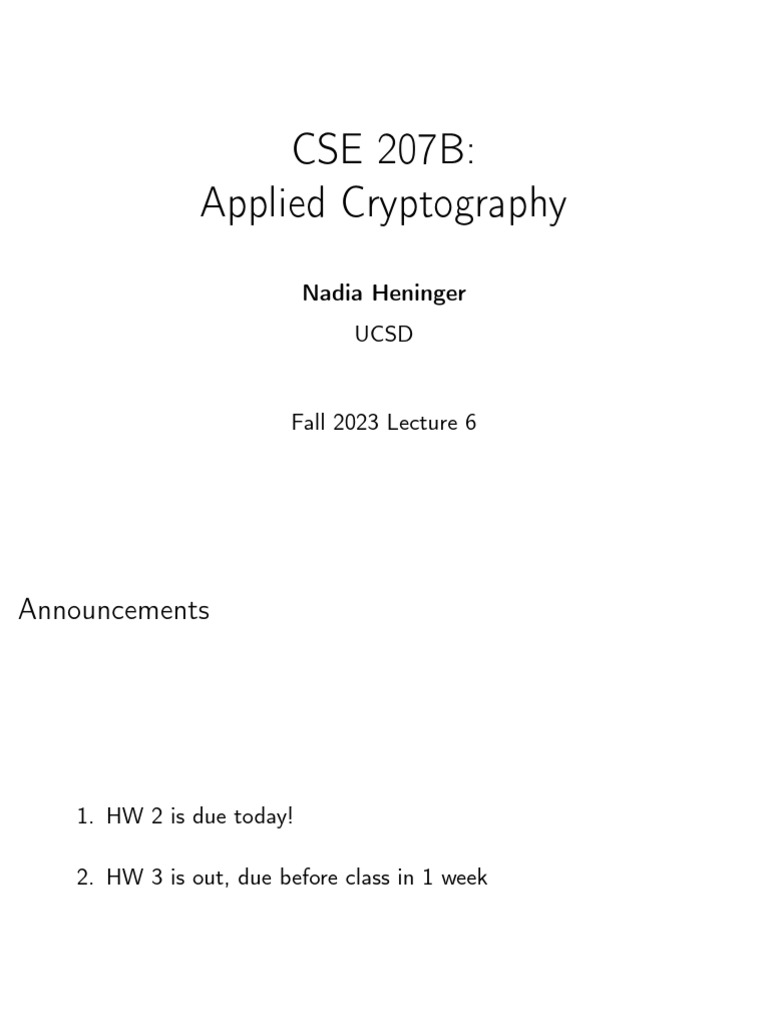 6 Hashfunctions | PDF | Secure Communication | Cryptography