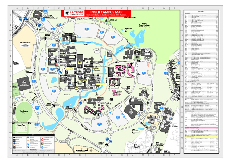 Melbourne Inner Campus Map | PDF | Chess Theory | Chess