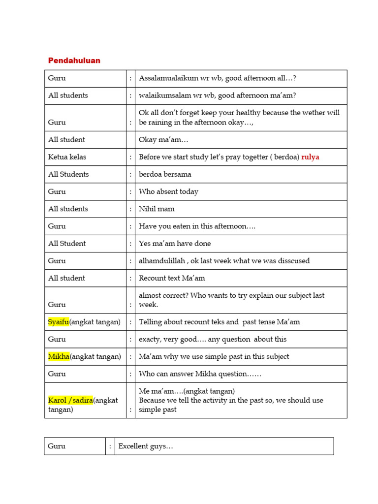 LANGKAH PPL | PDF | Grammar | Language Mechanics