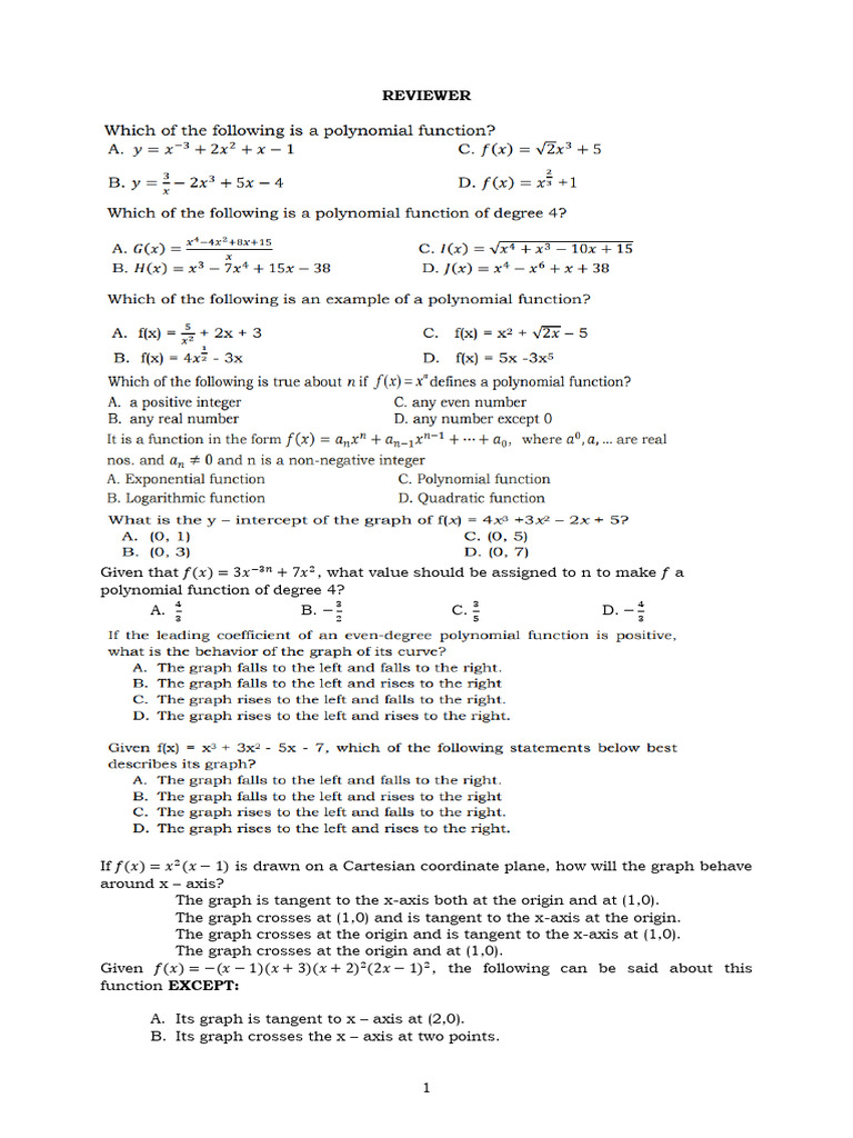 Reviewer Second Quarter Pdf Circle Cartesian Coordinate System