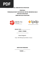 Tamplat Proposal BRIN-RIIM 2024 | PDF