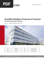 Sungrow Inverter Modbus Protocol Guide | PDF | Power Inverter ...