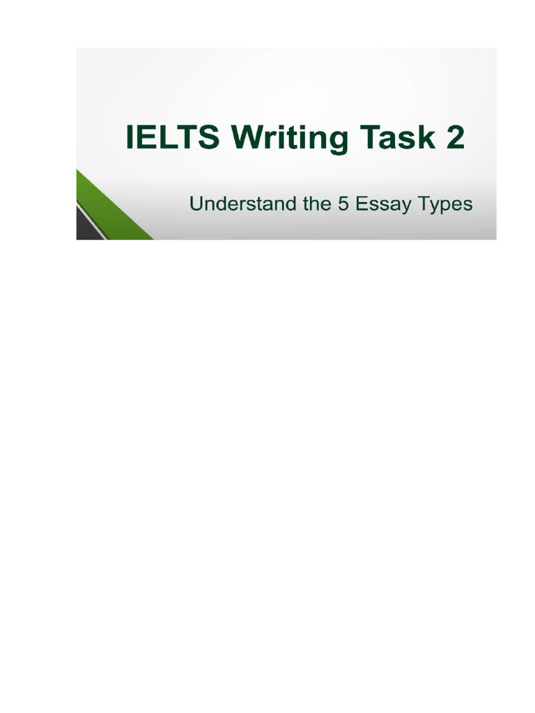 5 Types of Essay Wt2 | PDF