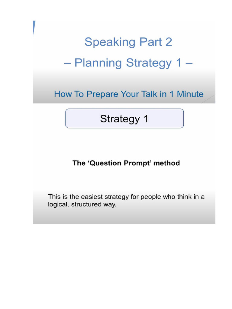 Speaking Part 2 Pdf Tourism Diet Nutrition