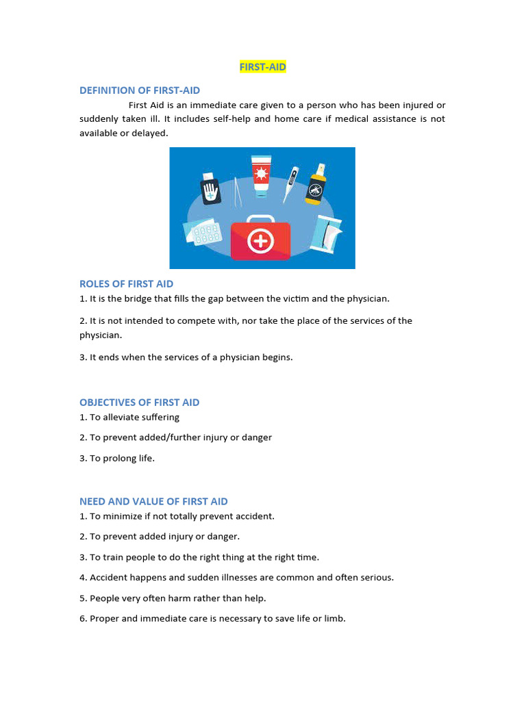 First Aid Project | PDF | Wound | First Aid