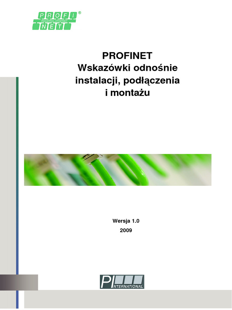 PL PROFINET Wskazówki Odnośnie Instalacji | PDF
