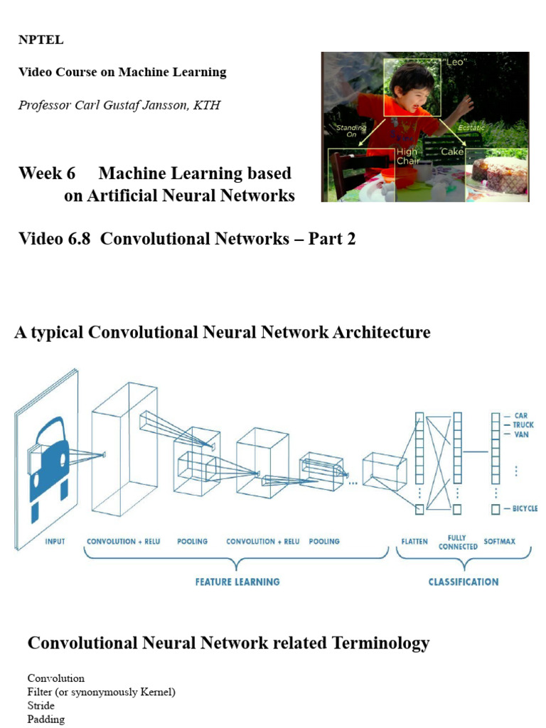CNN Architecture & Concepts Explained | PDF | Artificial Intelligence ...