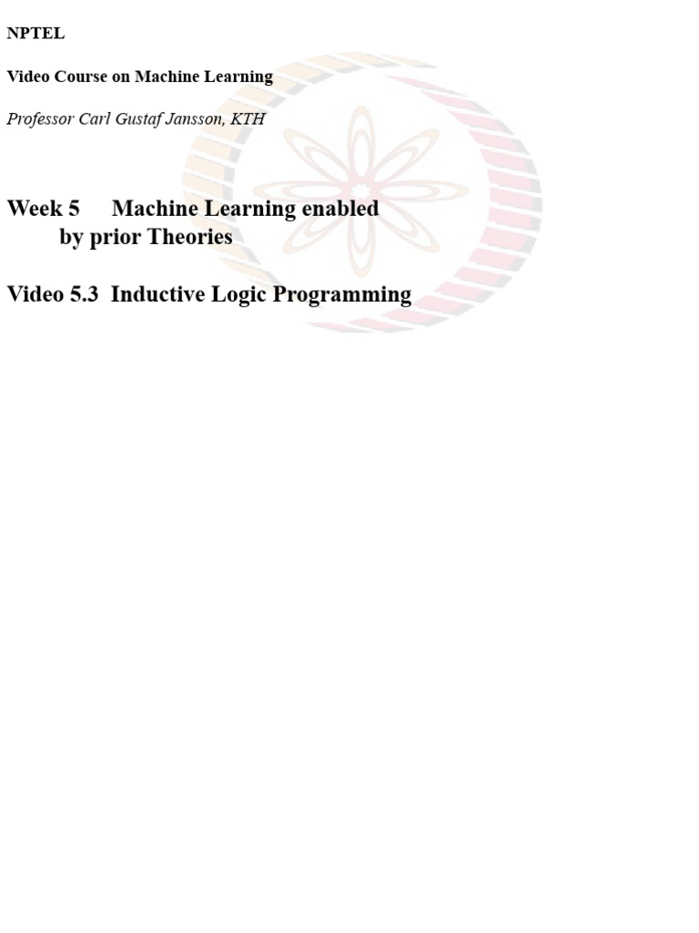 5 3 Inductive Logic Programming Pdf Logic Mathematical Logic