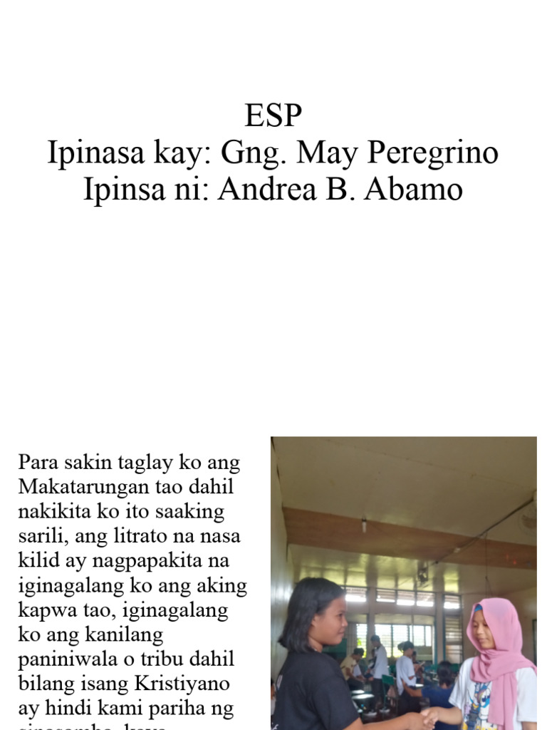 Esp PPT Andrea B. Abamo | PDF