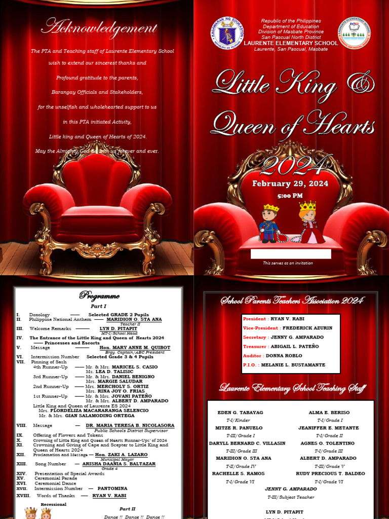 Little King and Queen 2024 | PDF