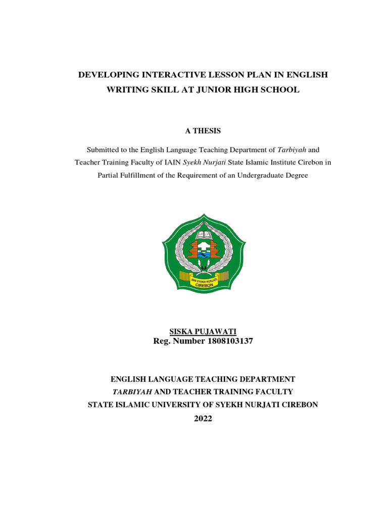 Cover - Daftar Isi | PDF | Lesson Plan | Learning