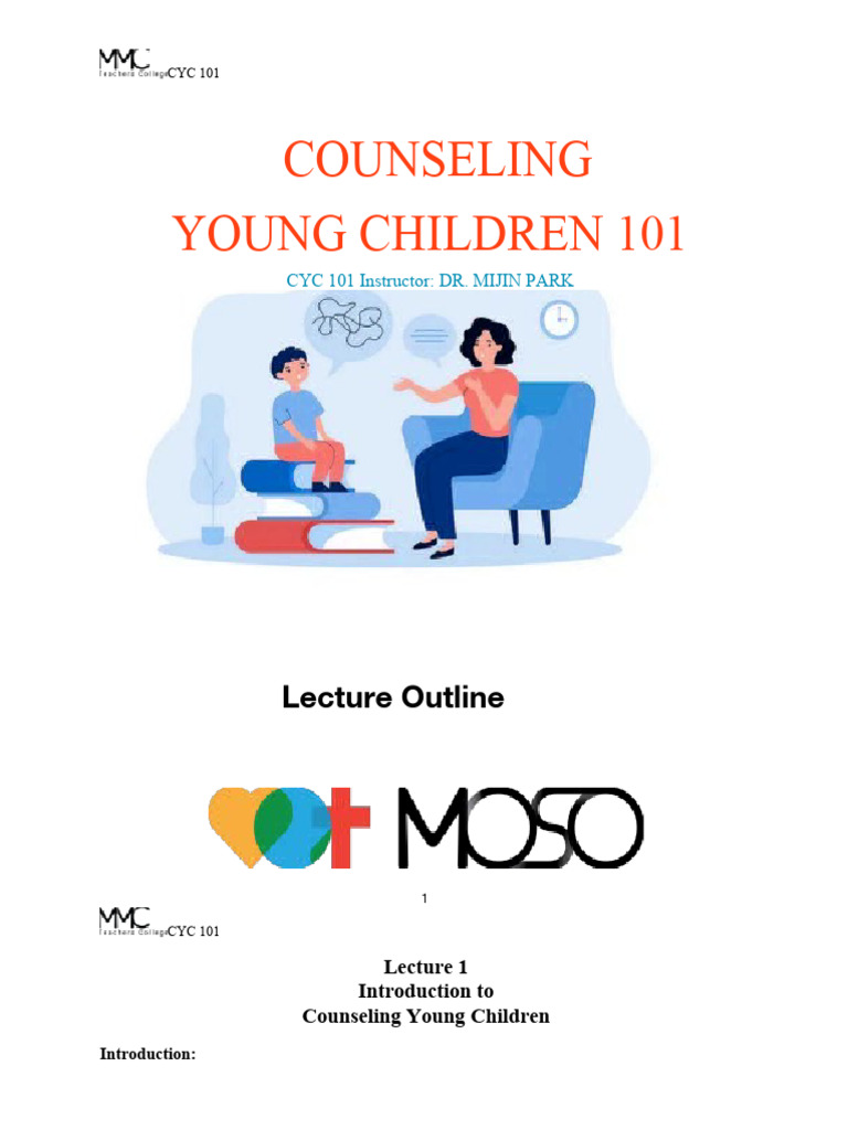 CYC 101 Counseling Young Children 101 Outline | PDF | Attachment Theory ...