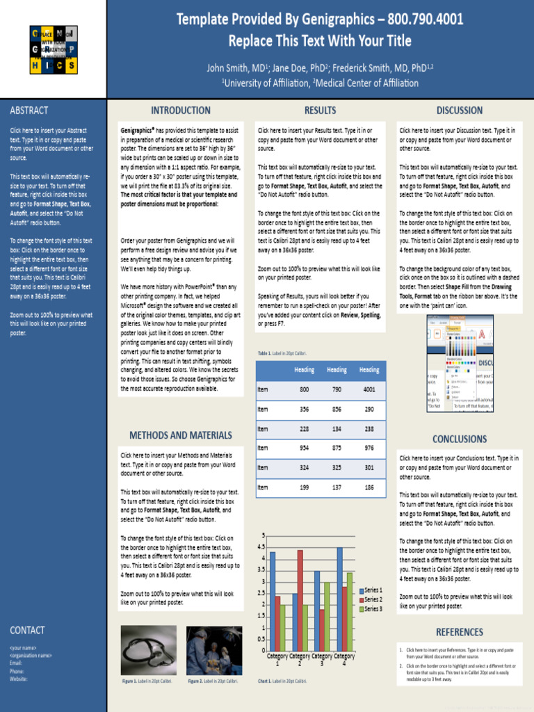 Genigraphics Poster Template Sidebar 36x36 | Download Free PDF ...