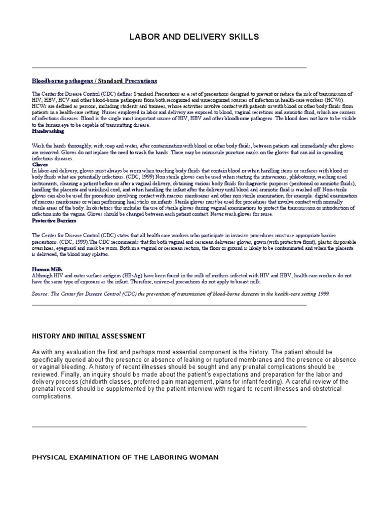 Ob Study Packet | PDF | Childbirth | Anesthesia