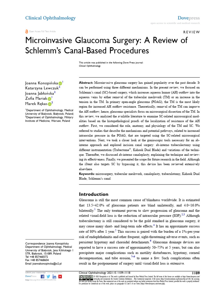 2012.microinvasive Glaucoma Surgery-A Review of Schlemm's Canal-Based ...
