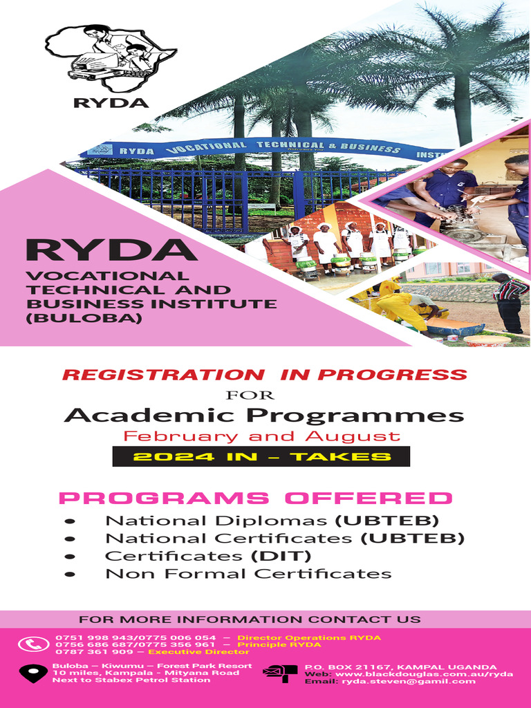 RYDA Flyer | PDF | Diploma | Engineering