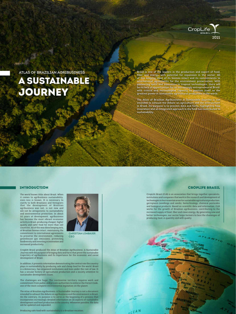 Brazil's Sustainable Agribusiness Atlas | PDF | Brazil | Agriculture