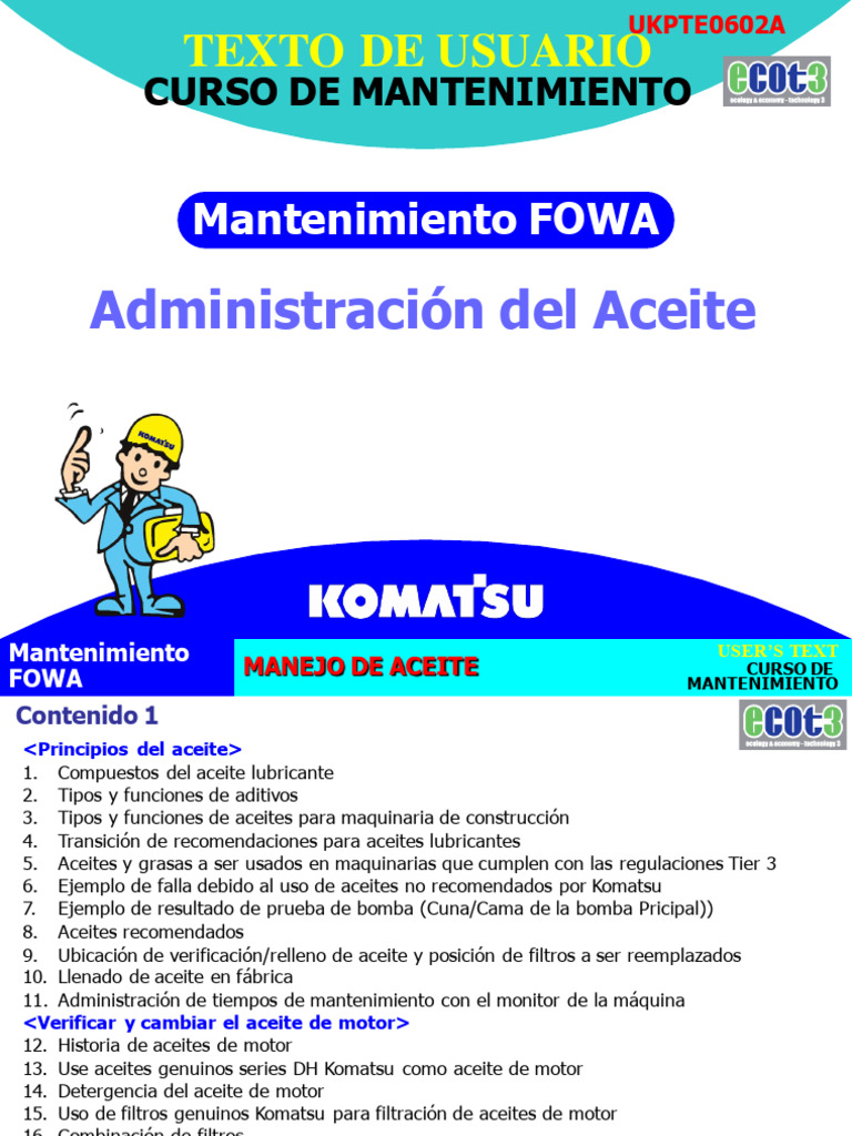 FOWA Oil (Español) | PDF | Aceite de motor | Lubricante