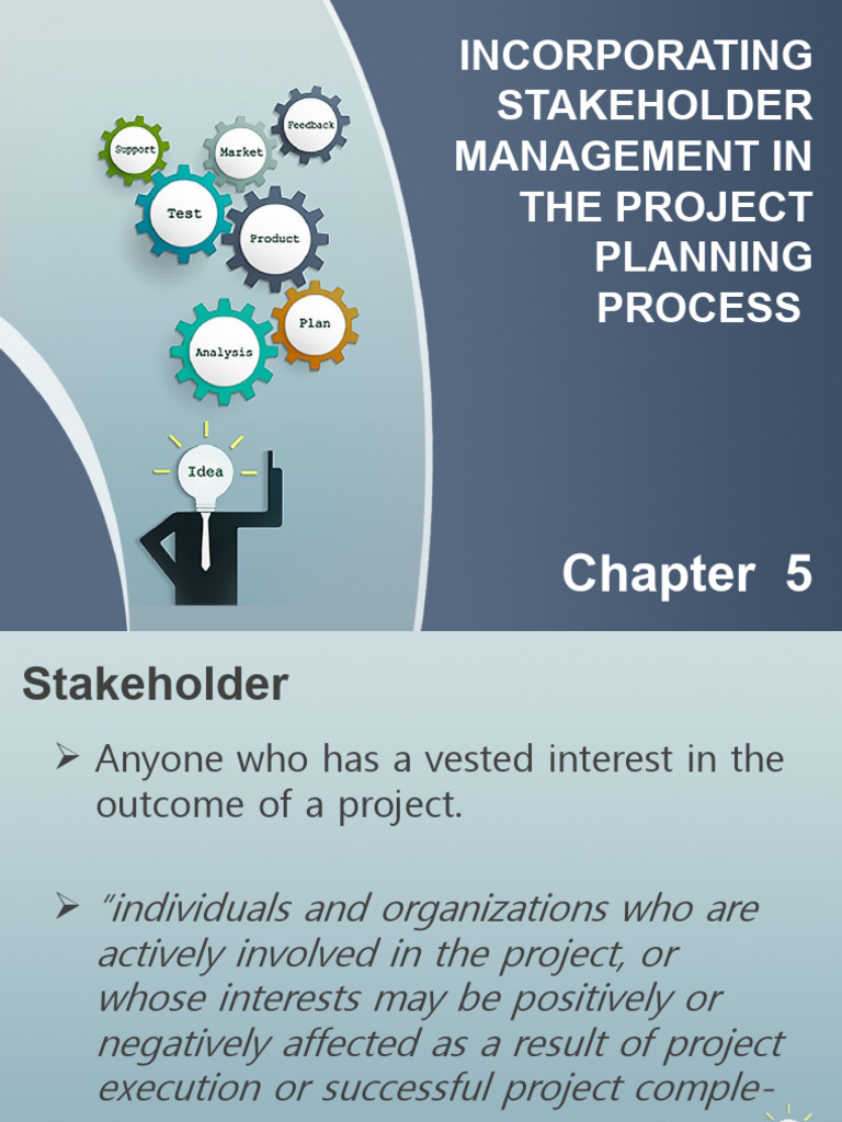 Chapter5 Stakeholders Engagement | PDF | Governance | Project Management