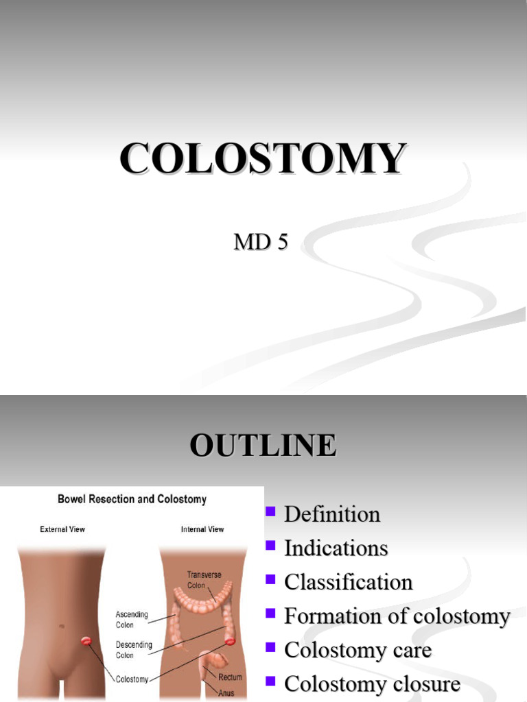 Colostomy by PHLLP | PDF | Surgery | Colorectal Cancer