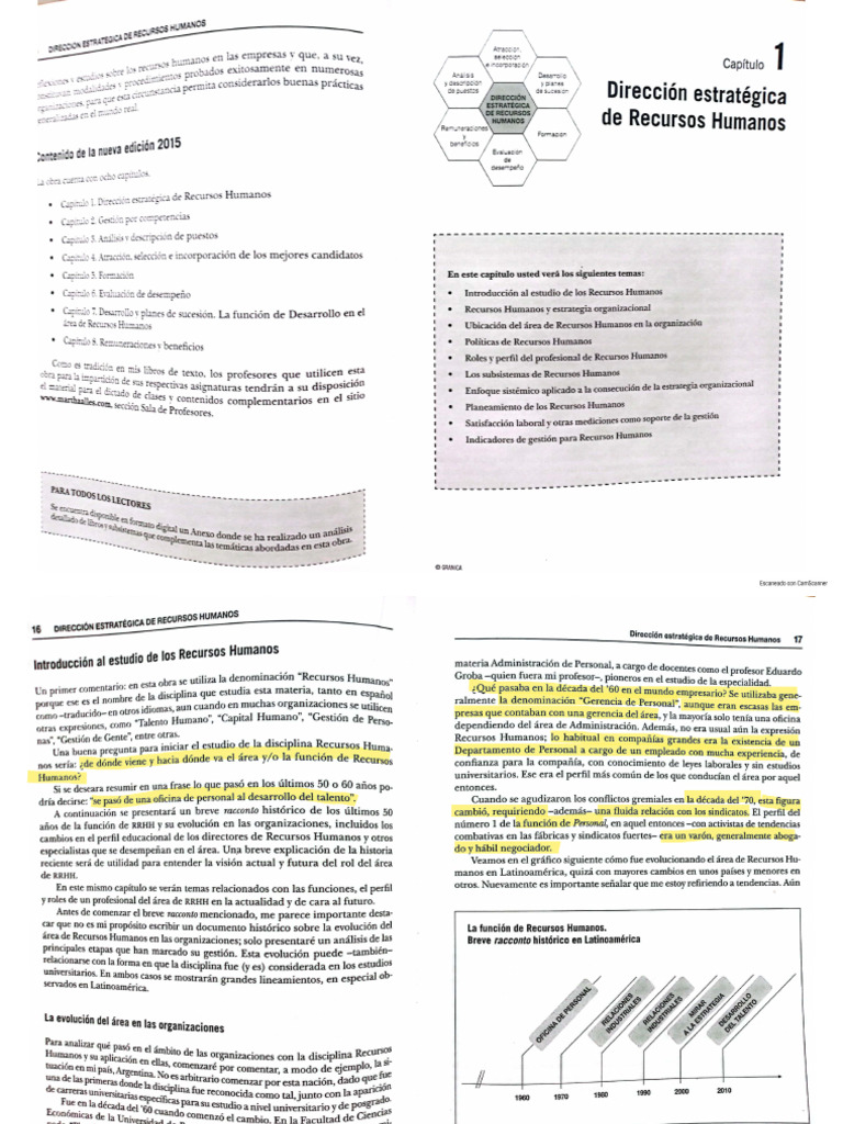 Alles Martha (2019) Dirección Estratégica de RR - HH. Cap. 1 | PDF