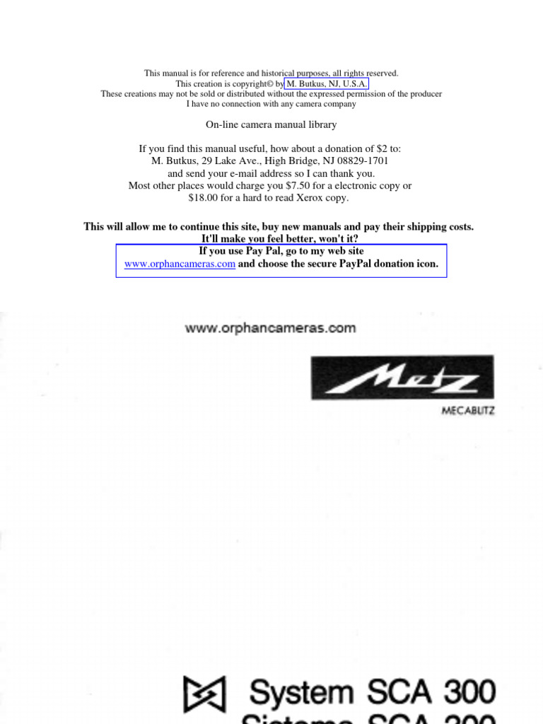 Metz Sca 300 | PDF | Glass Engineering And Science | Glass Applications