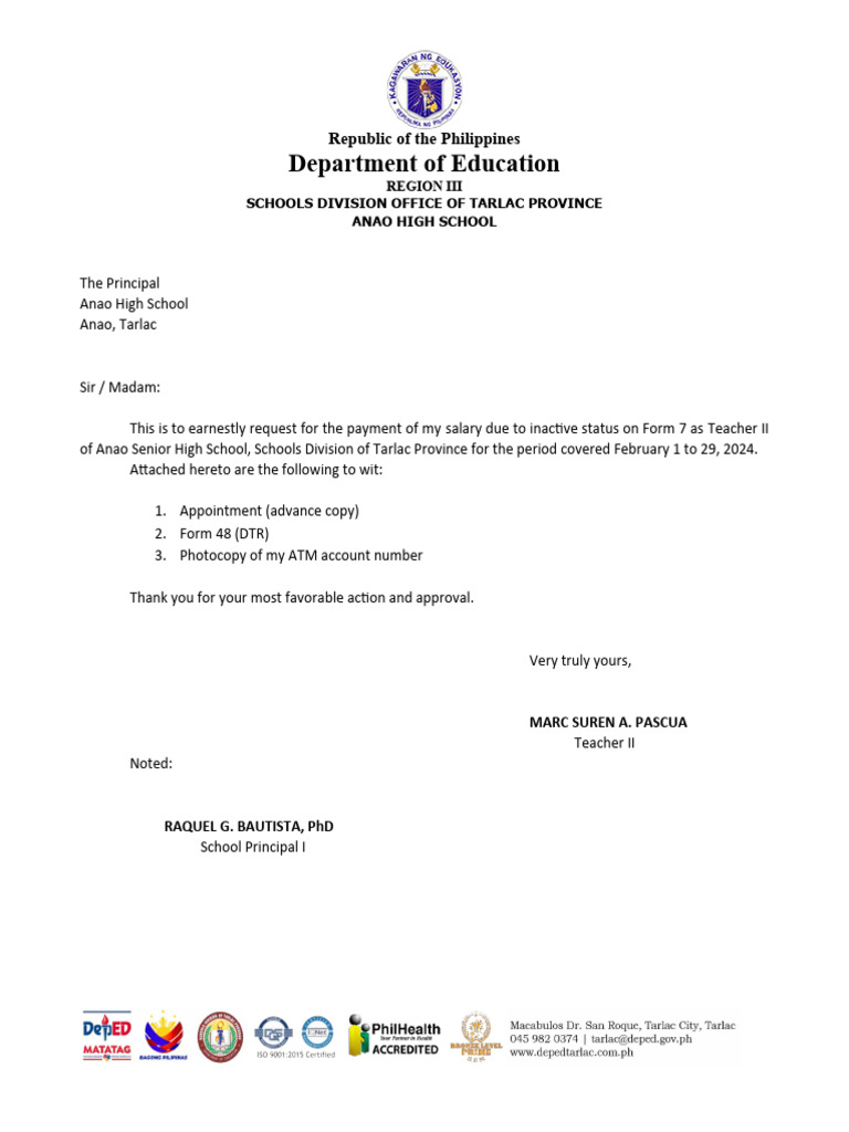 Letterhead 2024 | PDF