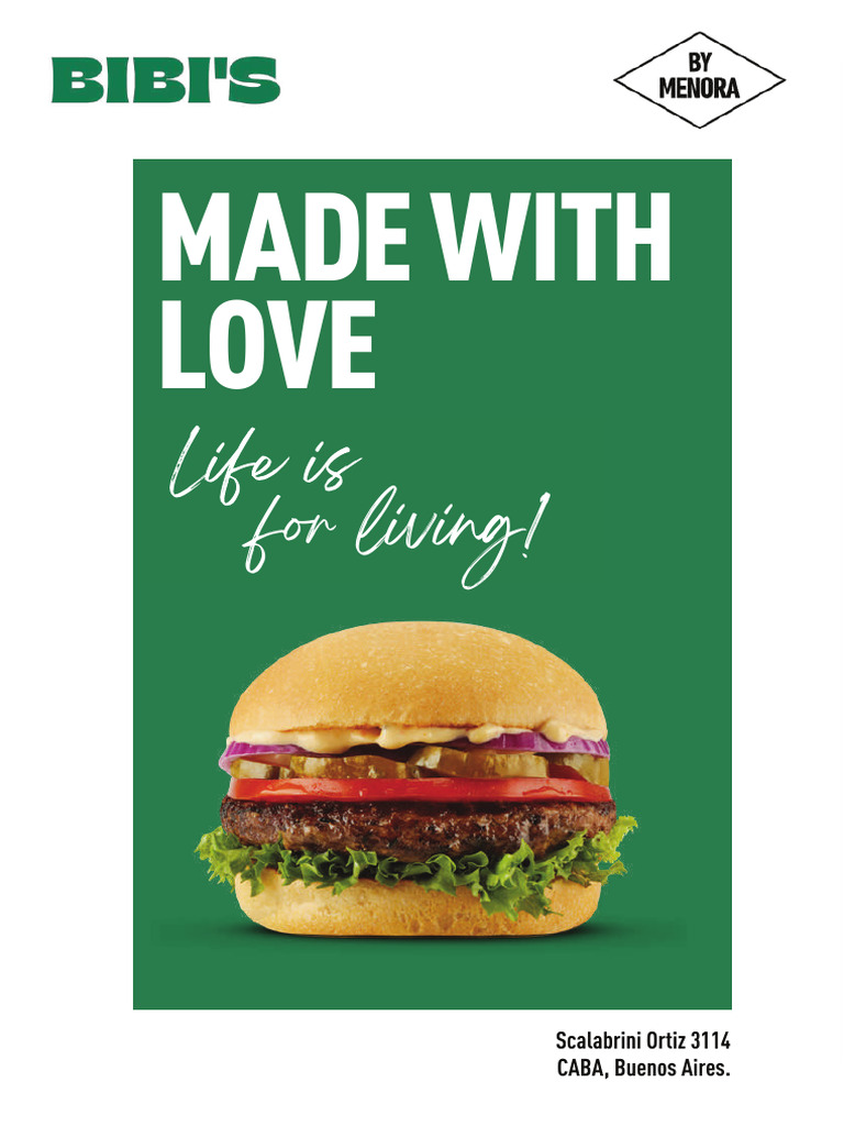 MENU BIBIS WEB Sin Precios Compressed | PDF | Pancho | Platos con carne