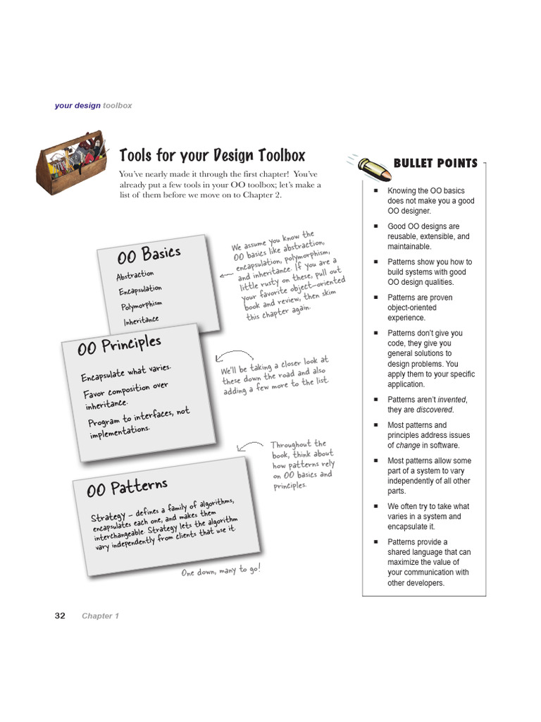 Hf Ch01 Bullet Points Pdf Object Computer Science Object Oriented Programming
