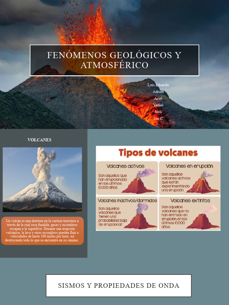 Fenómenos Geológicos y Atmosférico | PDF | Temblores | Herida