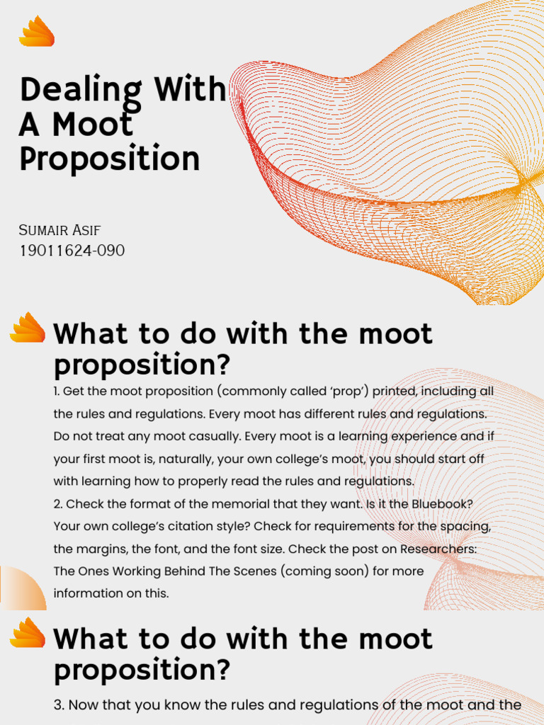 Dealing With A Moot Proposition | PDF | Mootness | Justice