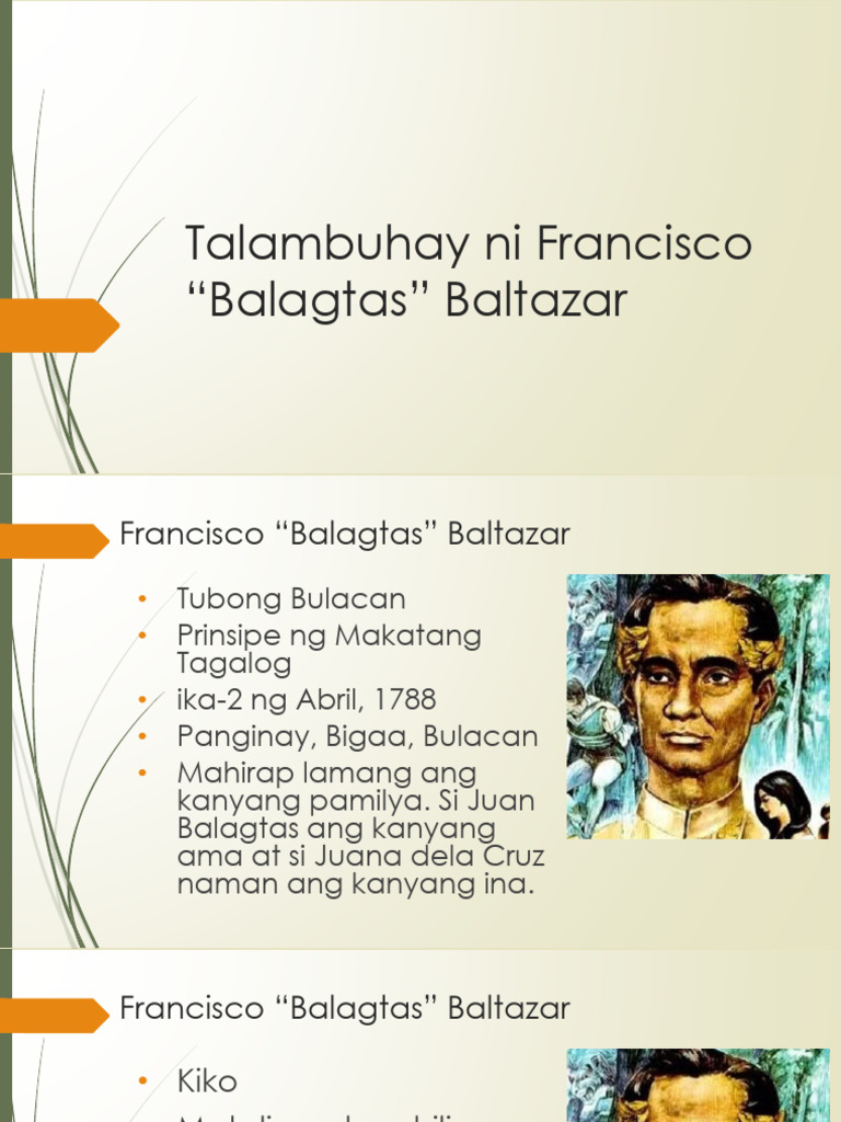 Talambuhay Ni Francisco Balagtas Download Pptx Powerpoint FLORANTE AT