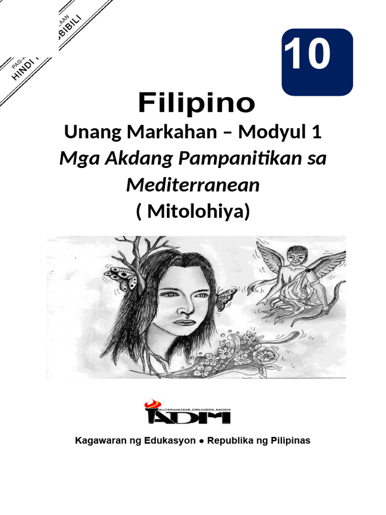 Filipino-10 WEEK1 q1 Mod1 Mitolohiya | PDF