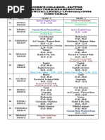 2025 A/L Exam Timetable Sri Lanka | PDF