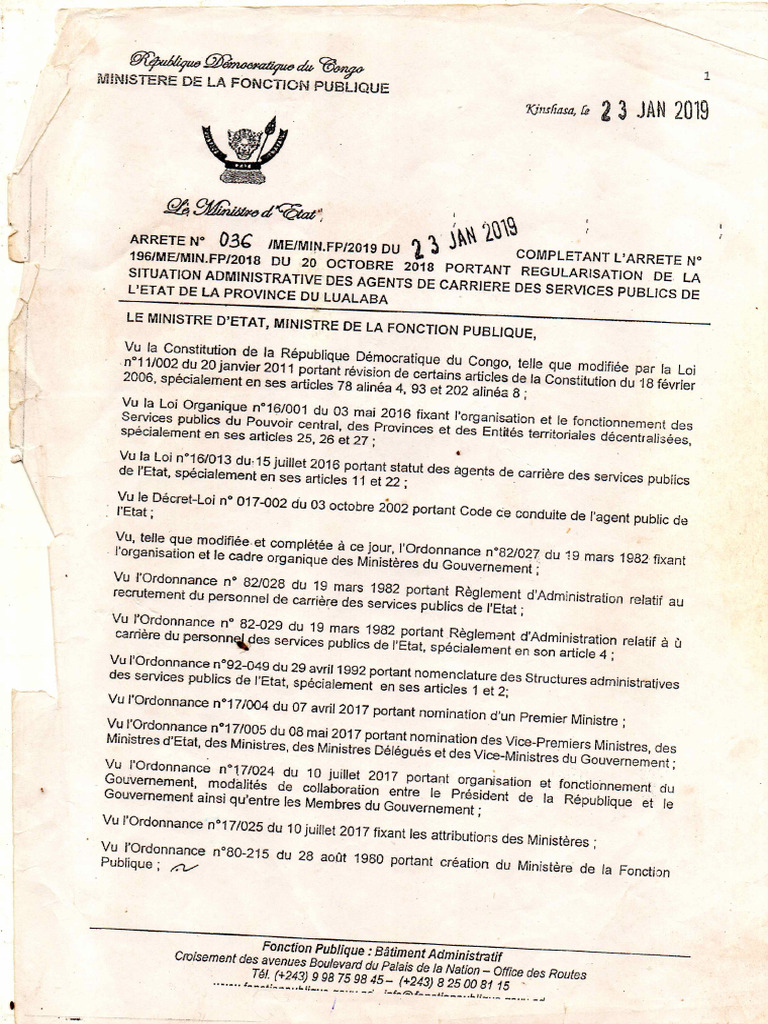 Document Administratif | PDF